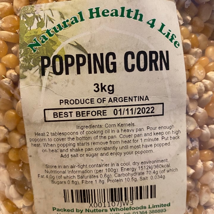 Natural Health 4 Life Popcorn Kernels Review | abillion
