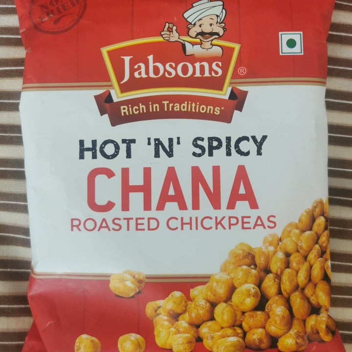 Jabsons Hot 'N' Spicy Chana (Roasted Chickpeas) Review | abillion
