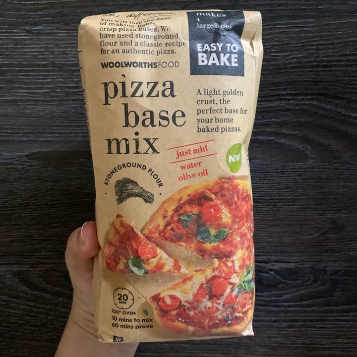 Woolworths Food Pizza base mix Review | abillion