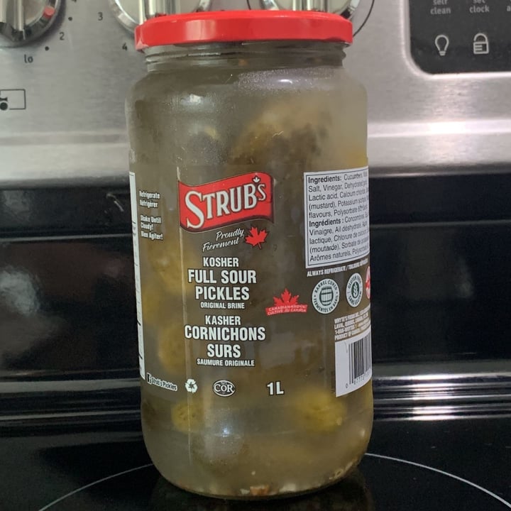 Strubs KOSHER FULL SOUR PICKLES Review | abillion