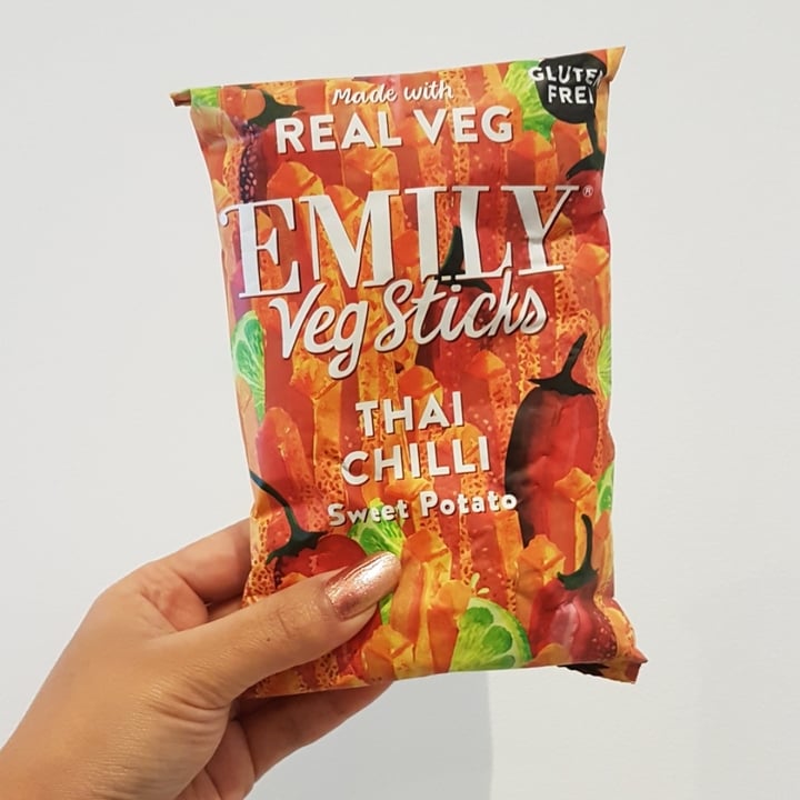 Emily Snacks Veg Crisps Sweet Potatoe Sticks Lime And Chilli Review ...