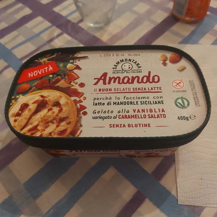 Sammontana Amando Gelato Alla Vaniglia Vatiegato al Caramello Salato Review | abillion