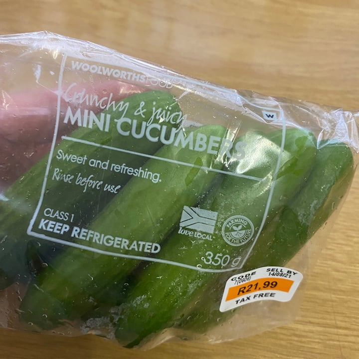 Woolworths Food Mini cucumbers Review | abillion