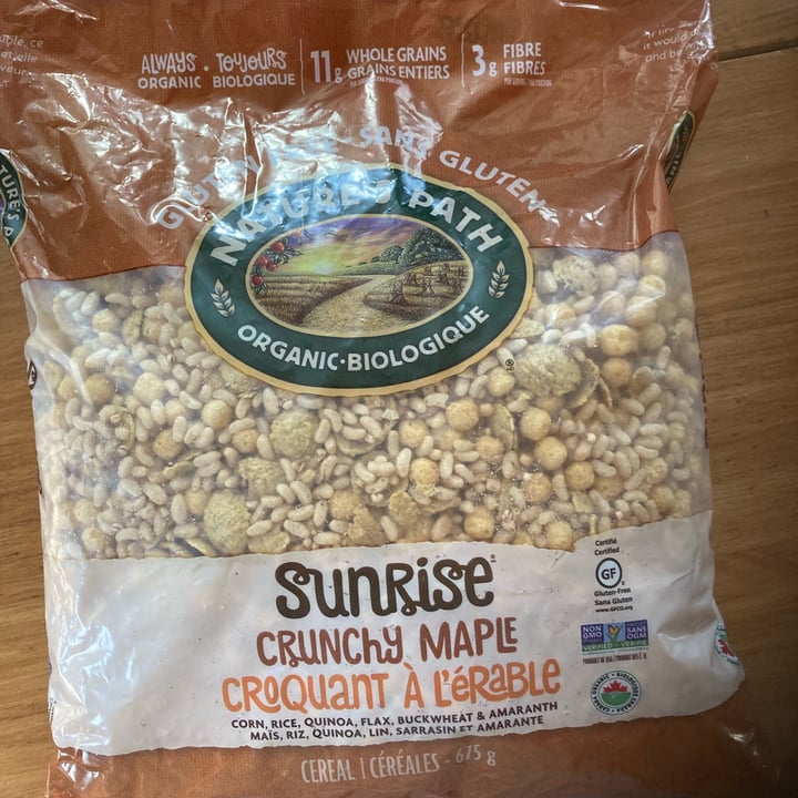 Nature's Path Foods Sunrise Crunchy Maple Cereal Review | abillion