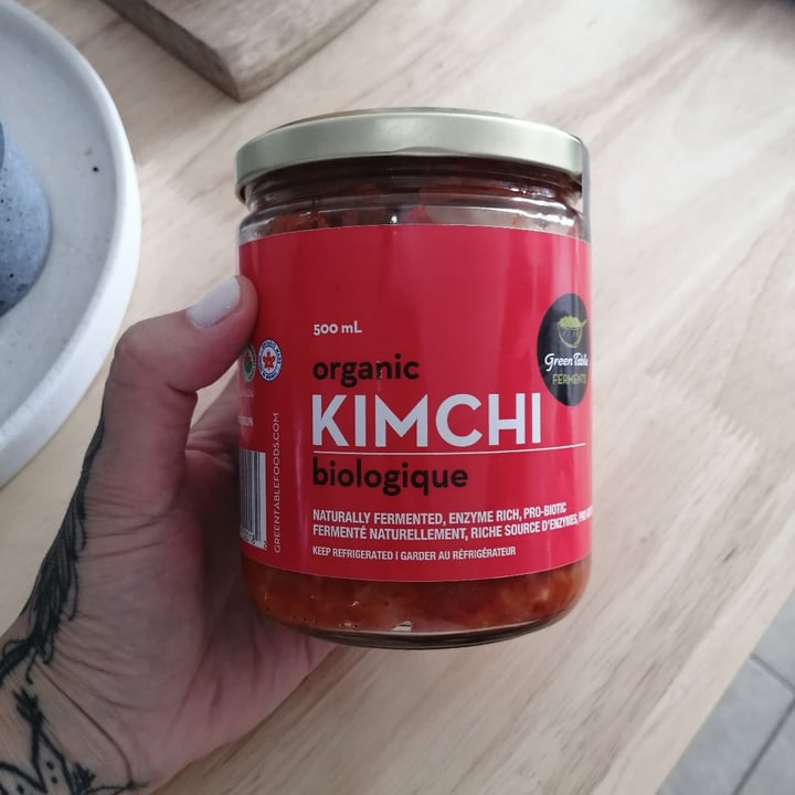 Green table ferments Kimchi Biologique Review | abillion