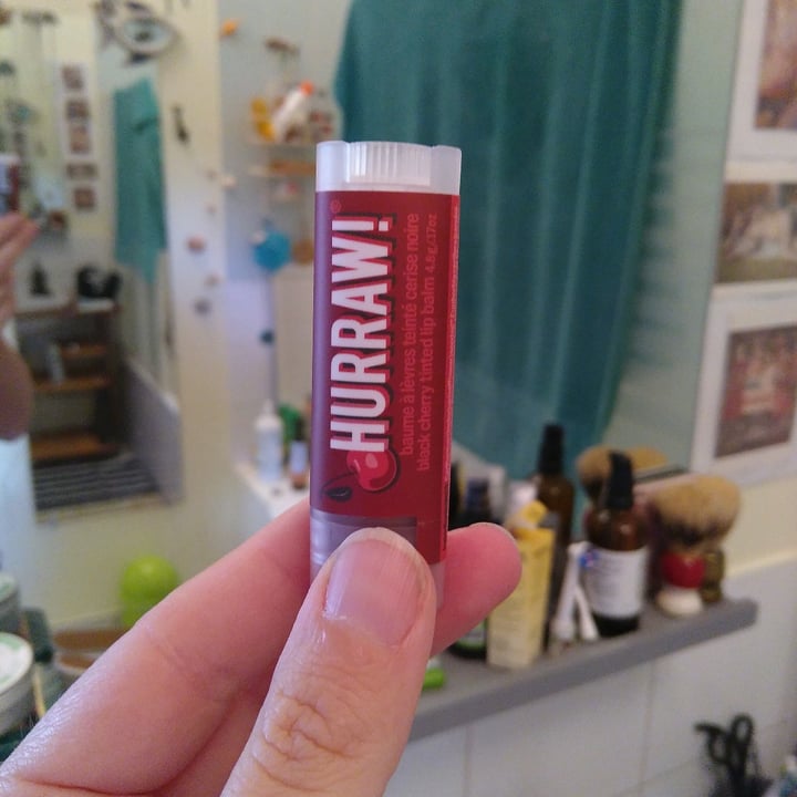 Hurraw! Black Cherry, Tinted Lip Balm Review | abillion