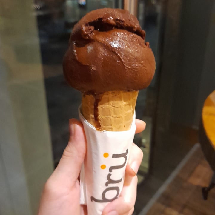 Bru Coffee and Gelato Cardiff United Kingdom Dark Chocolate Gelato ...
