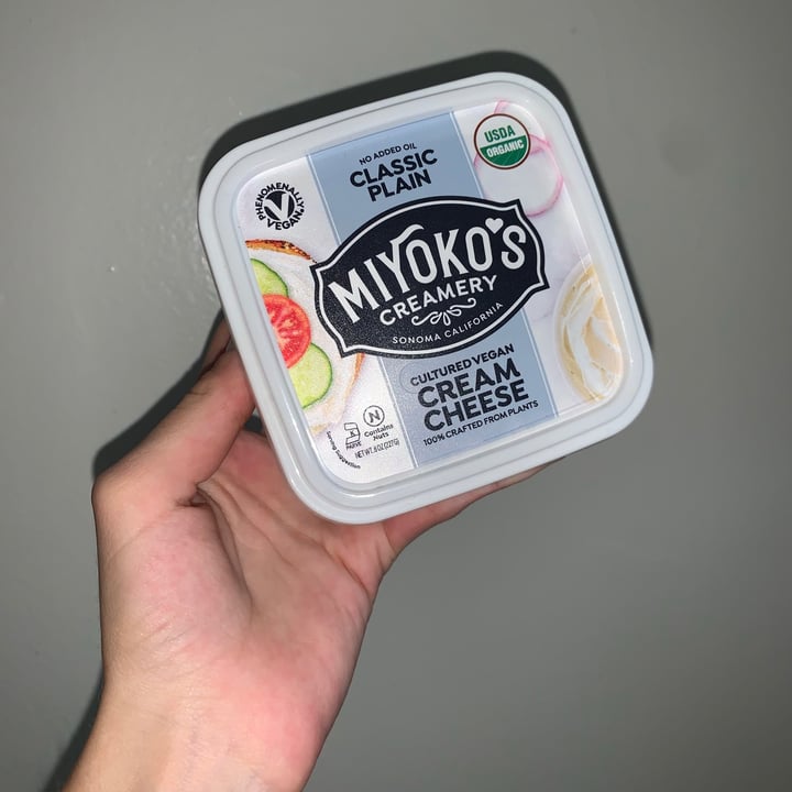 Miyoko's Creamery Organic Cultured Vegan Cream Cheese Classic Plain ...