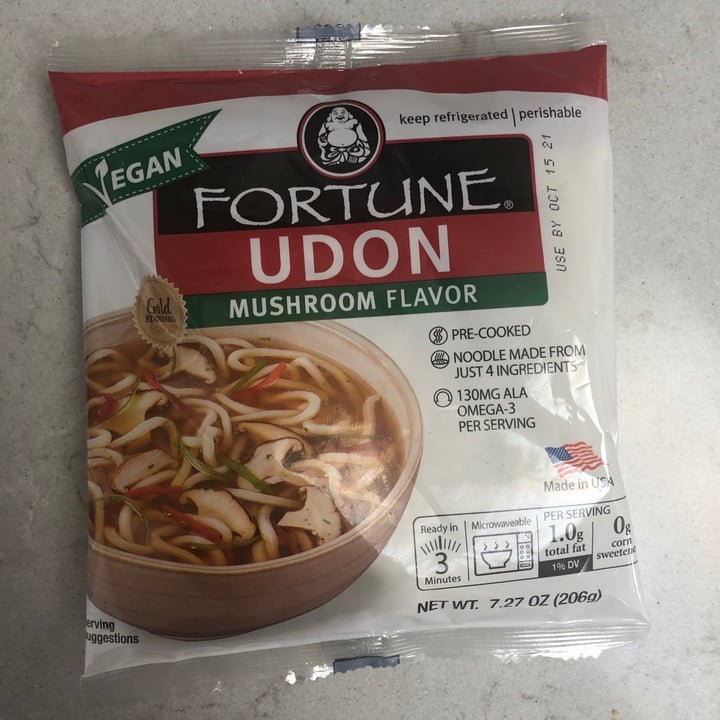 Fortune udon mushroom flavour Review | abillion