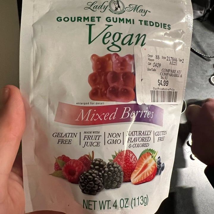 Lady May Sweets and Confections Mixed Berries Vegan Gourmet Gummi ...