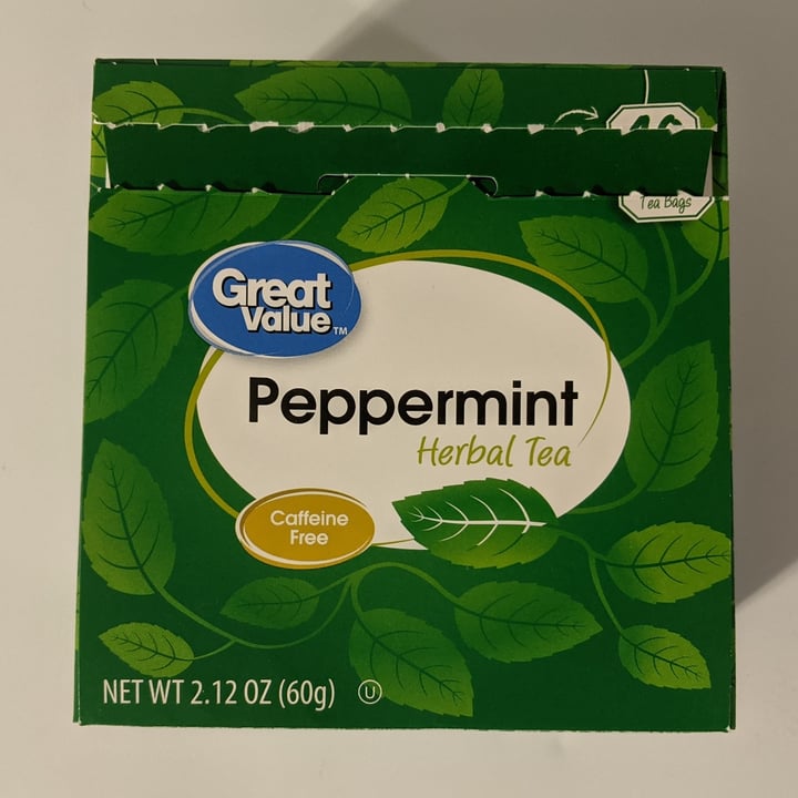 Great Value Peppermint herbal tea Review | abillion