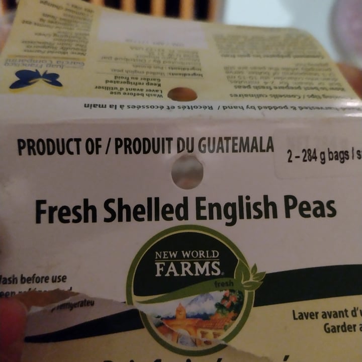 New world farms Fresh Shelled English Peas Reviews | abillion