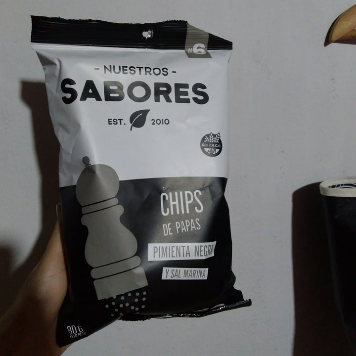 Nuestros Sabores Chips de papas, pimienta y sal marina Review | abillion