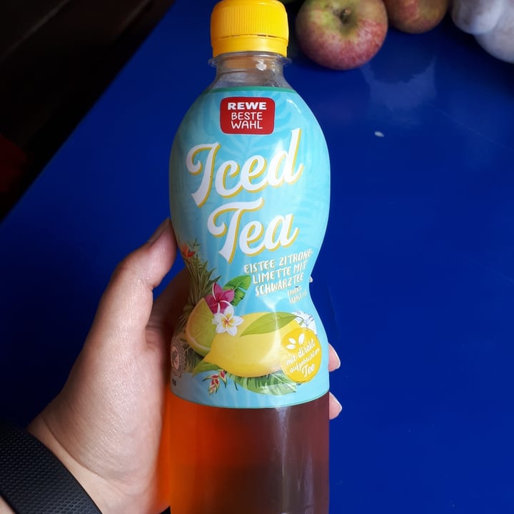 REWE Beste Wahl Iced Tea Eistee Zitrone-Limette mit Schwarztee Reviews ...