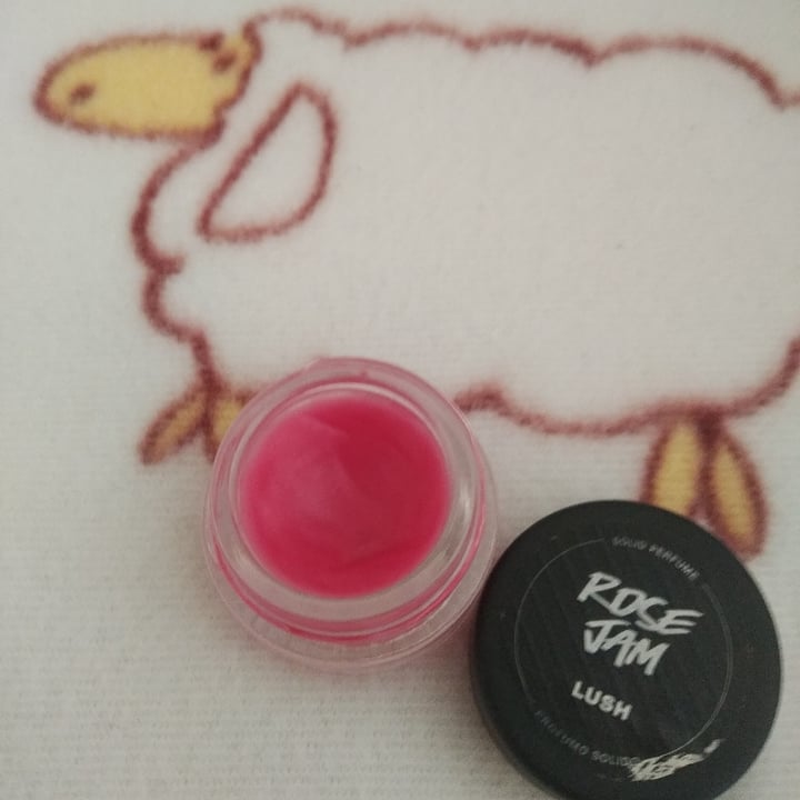 Lush Fresh Handmade Cosmetics Rose Jam Solid Perfume Review Abillion