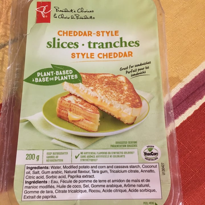 President's Choice cheddar-style slices Review | abillion