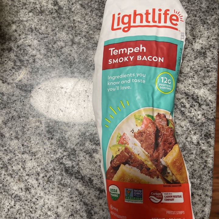 Lightlife Smoky Tempeh Strips Fakin' Bacon Review | abillion