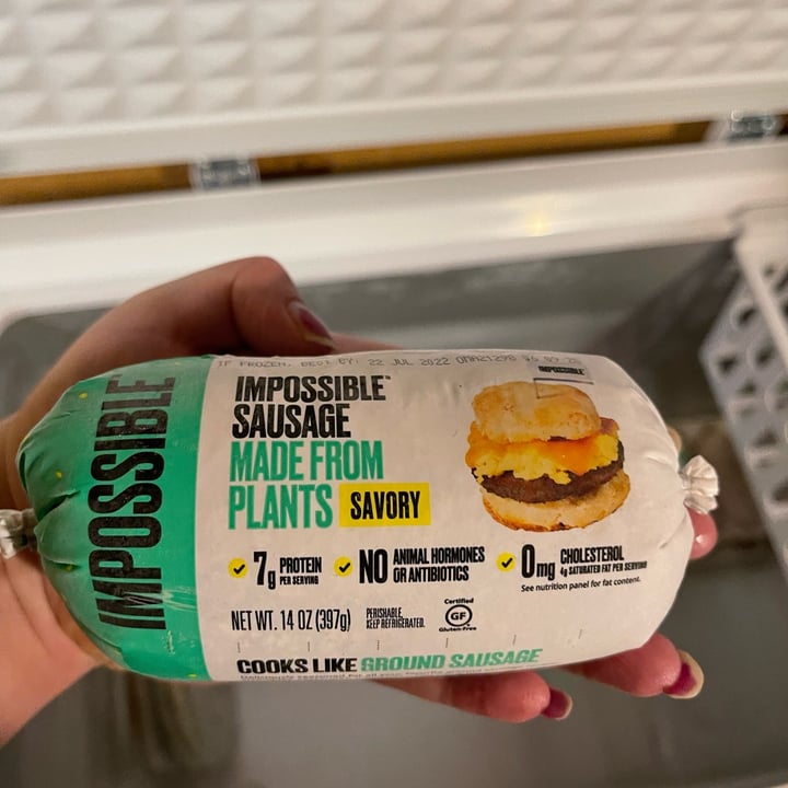 Impossible Foods Impossible Sausage (Ground Savory) Review | abillion