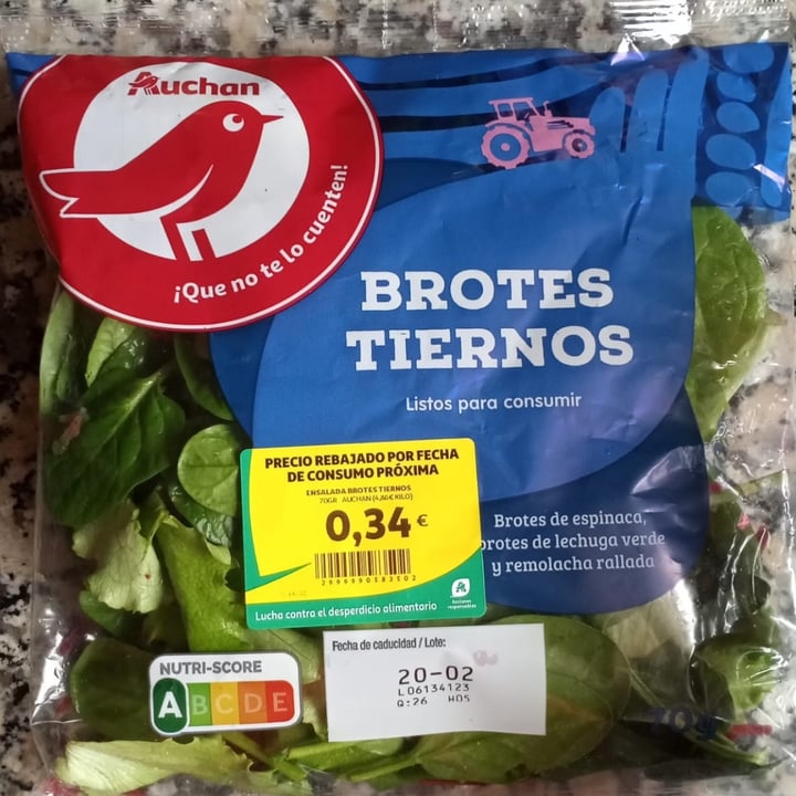 Auchan Ensalada de Brotes tiernos Review | abillion