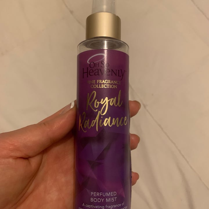 Oh So Heavenly Royal radiance perfumed body mist Review | abillion