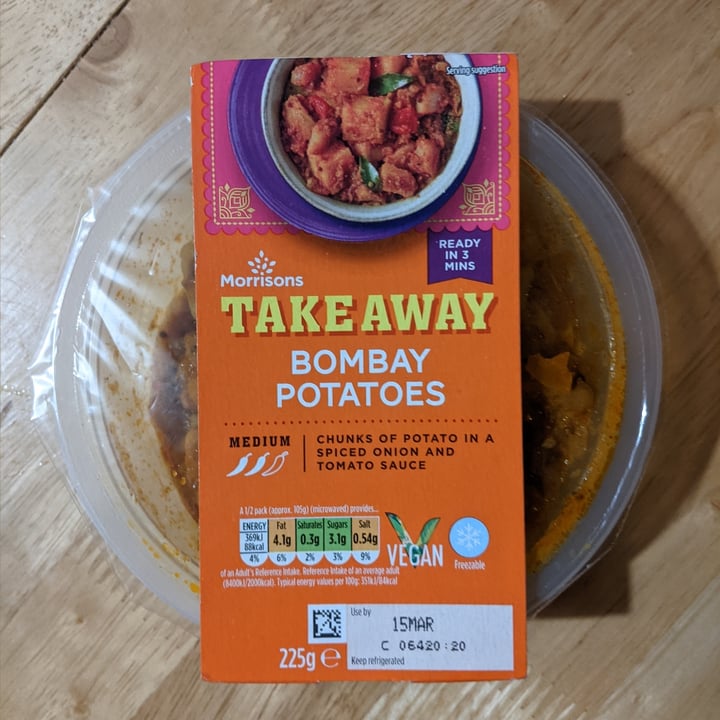 Morrisons Takeaway Bombay Potatoes Review | abillion