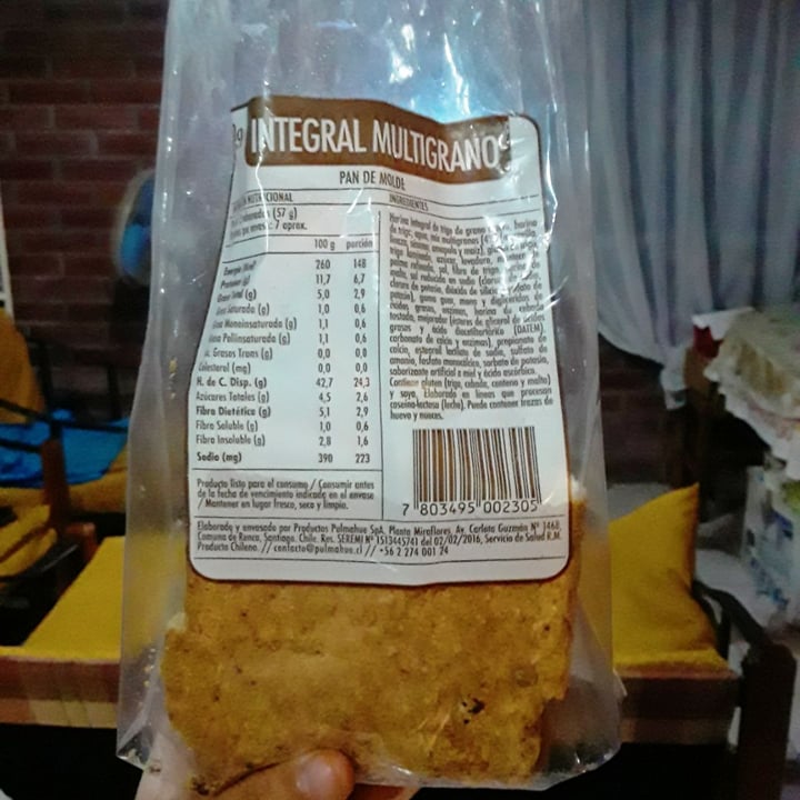 Pulmahue Pan de molde Integral Multigrano Review | abillion