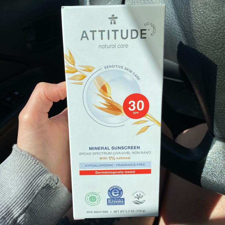 ATTITUDE Mineral Sunscreen with 1% Oatmeal Review | abillion