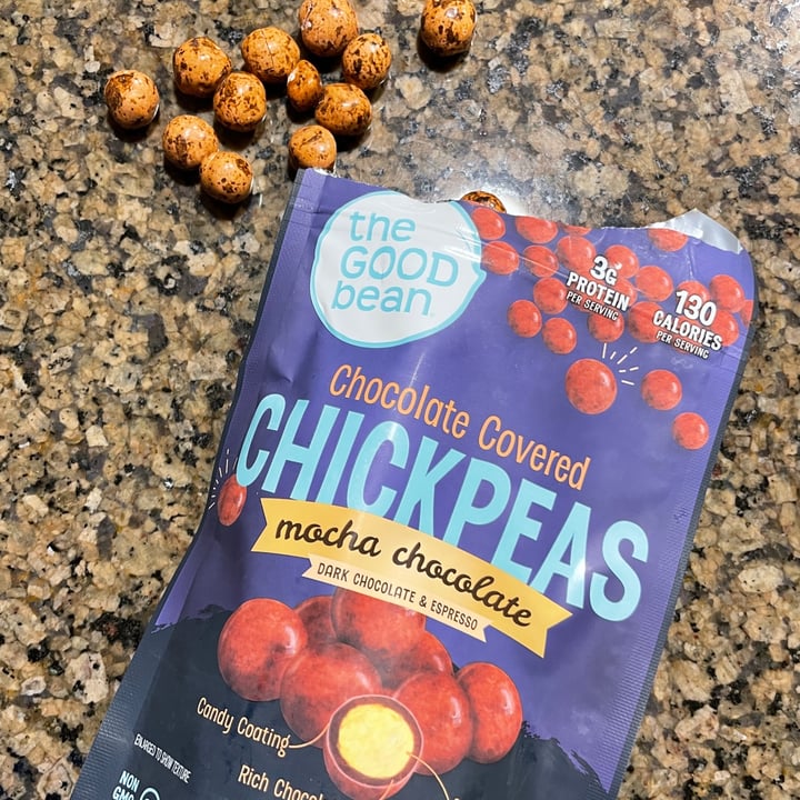 The Good Bean mocha chocolate covered chickpeas Review | abillion