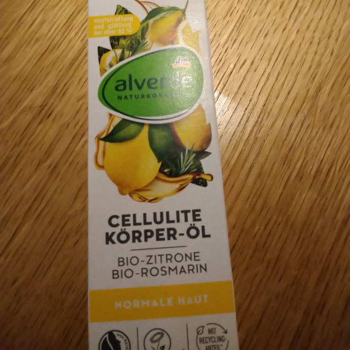 Alverde Naturkosmetik Cellulite körper-öl Review | abillion
