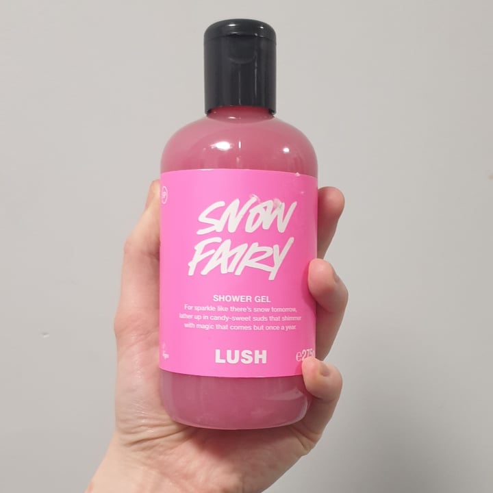 LUSH Fresh Handmade Cosmetics Snow Fairy Shower Gel Review | abillion