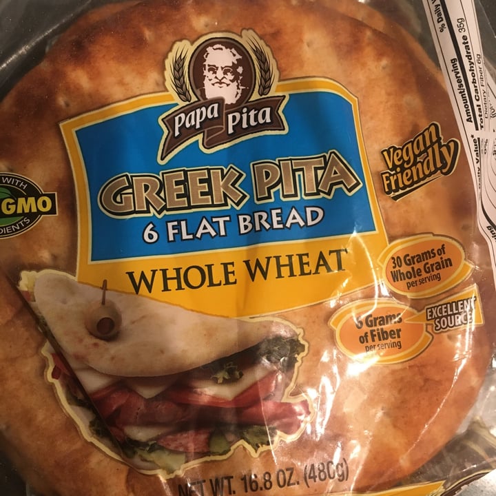 Papa pita Whole wheat Greek pita Review | abillion