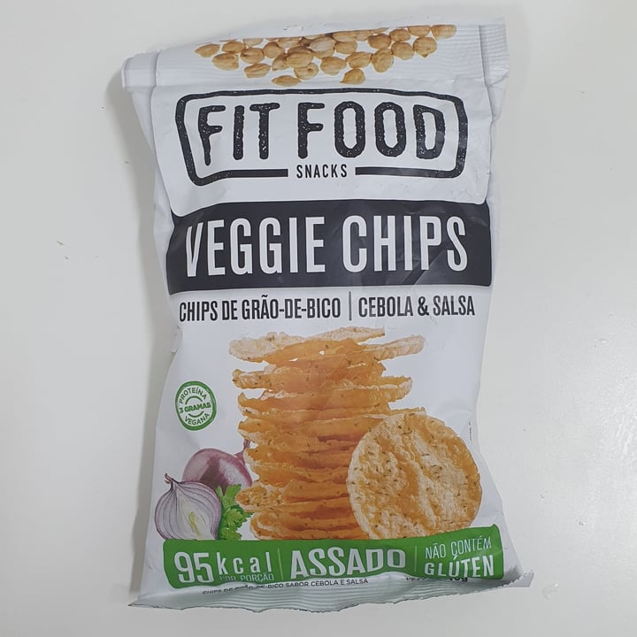 Fit Food Veggie chips grão de bico cebola e salsa Review | abillion