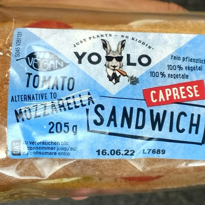 Yolo caprese sandwich Review | abillion