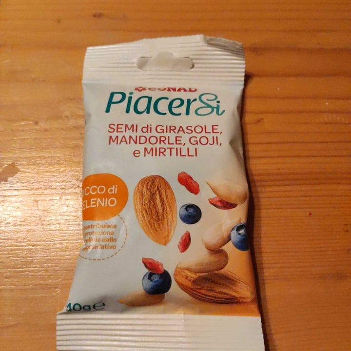 Piacersi | Conad Mix semi di girasole, mandorle, coji e mirtilli Review ...