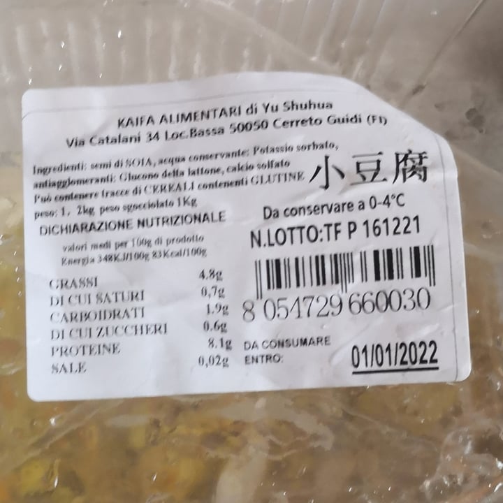 Kaifa Alimentari Tofu silk Review | abillion