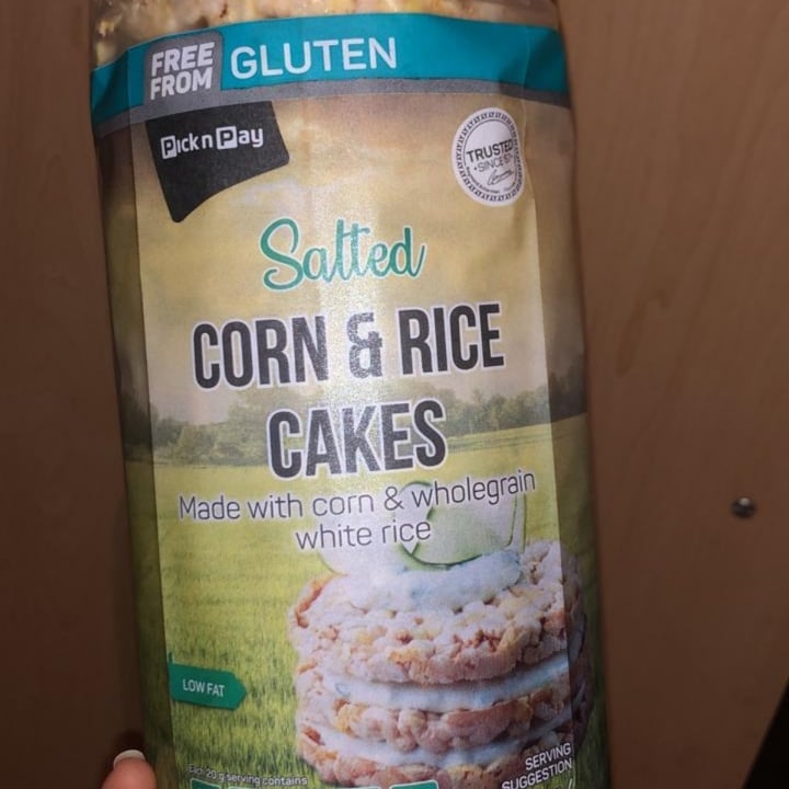 Pick n Pay Salted corn and rice cakes Review | abillion