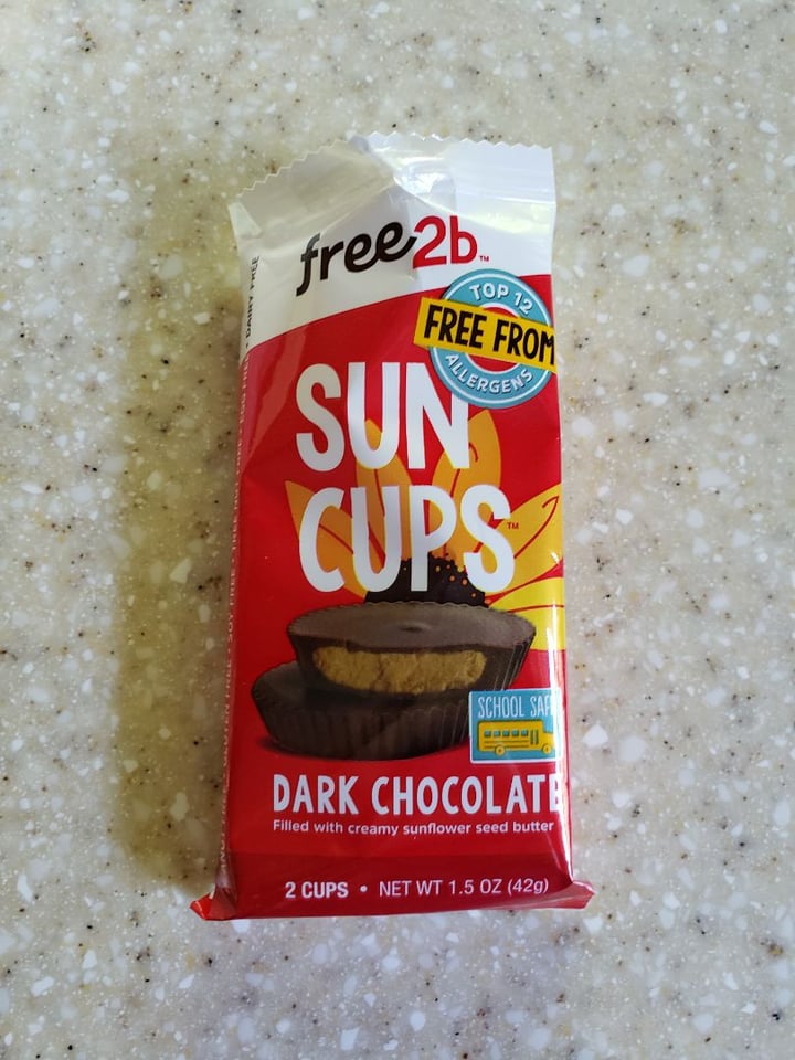 Free2b Foods Sun Cups Dark Chocolate Review | abillion