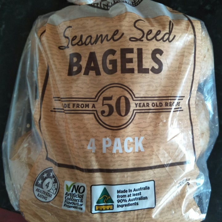 Coles Sesame seed bagels Review | abillion