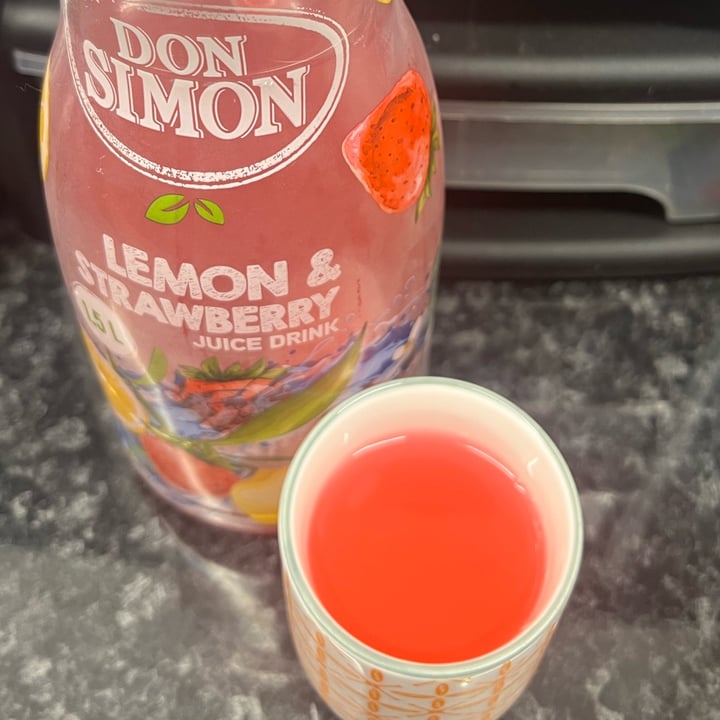 Don Simon Lemon And Strawberry Juice Drink Review | abillion