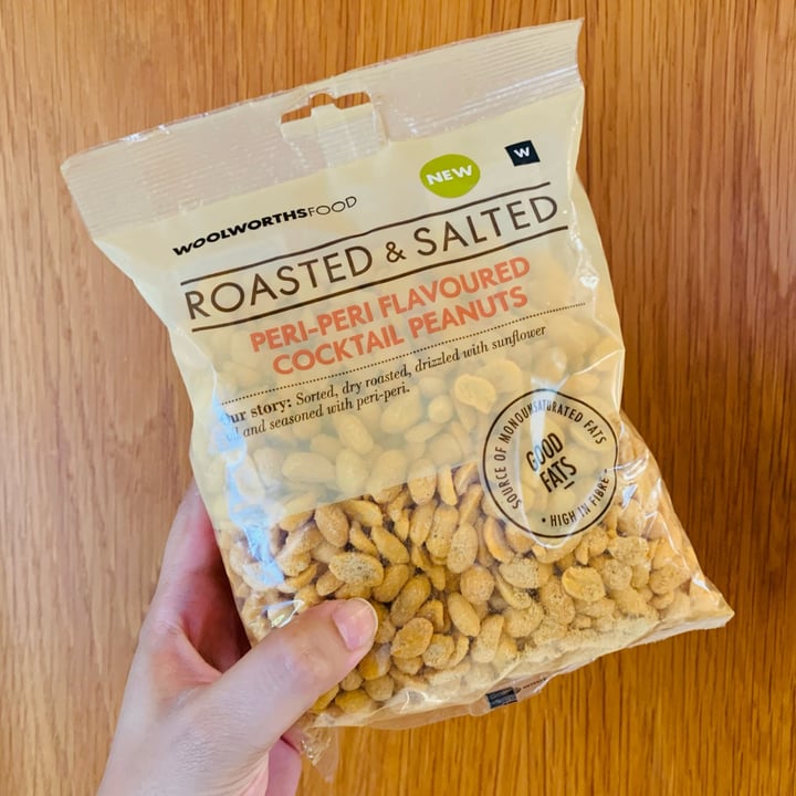 Woolworths Food Roasted And Salted Peri Peri Peanuts Review | abillion