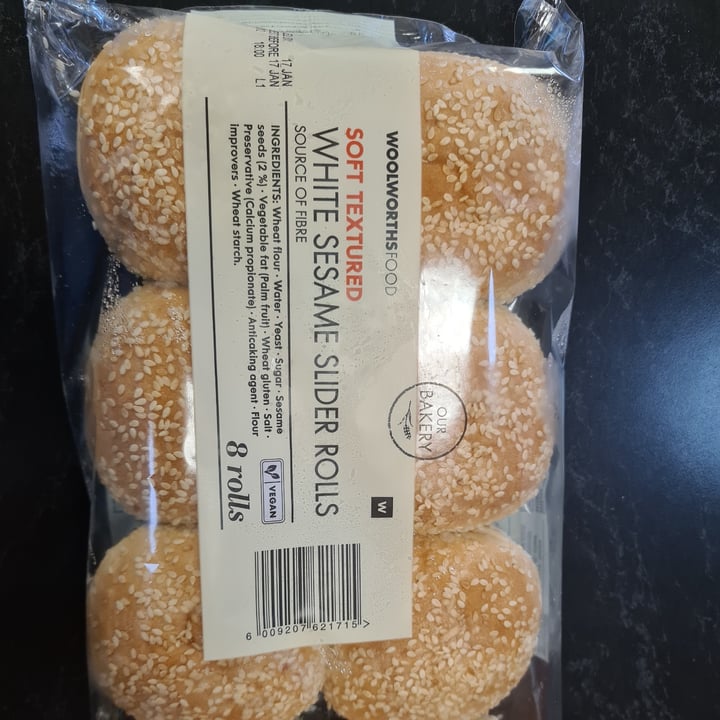 Woolworths Food White sesame slider rolls Review | abillion