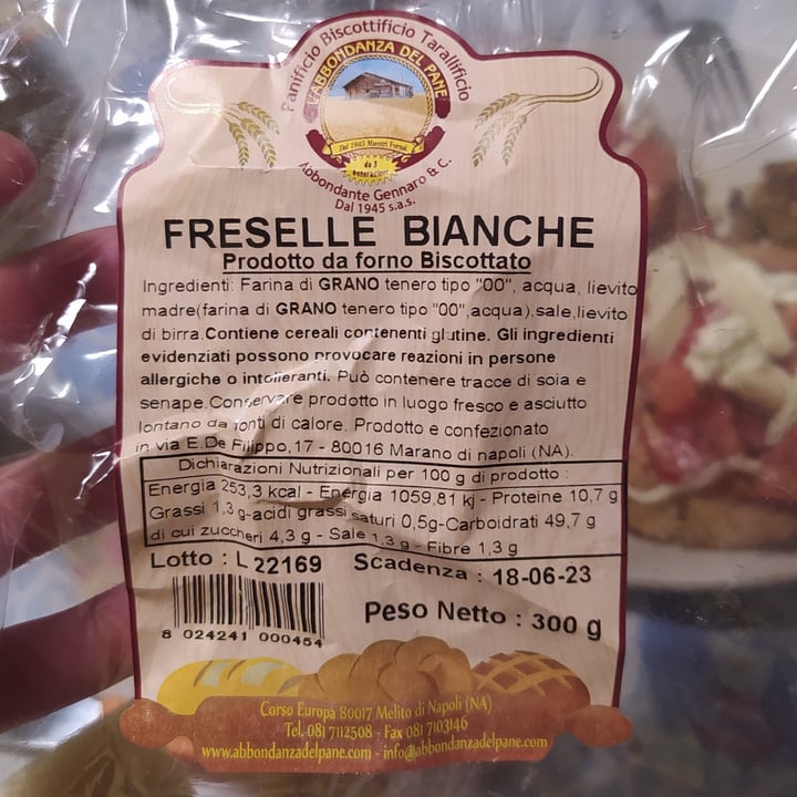 L’abbondanza del pane Freselle Bianche Review | abillion
