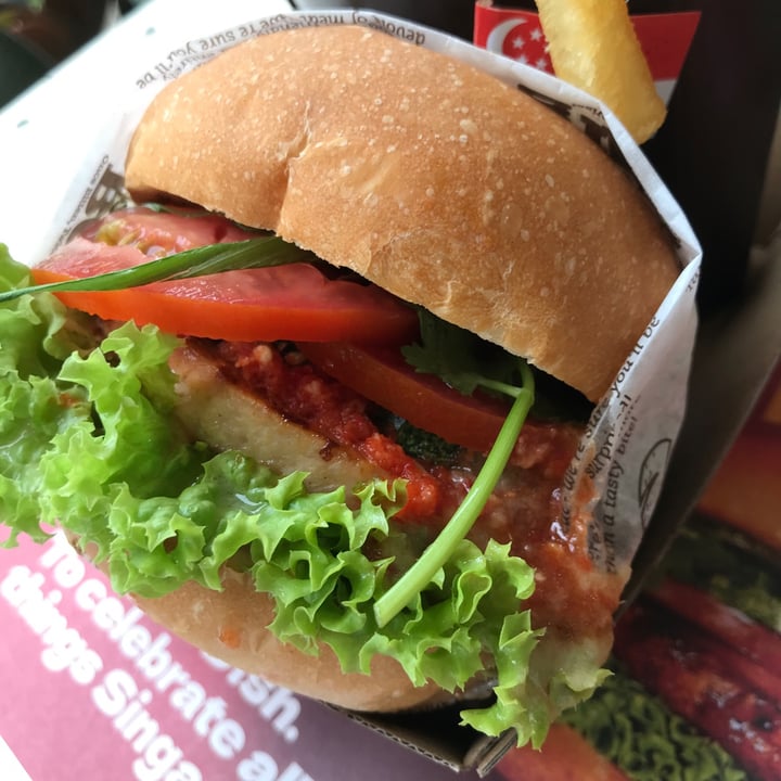 VeganBurg Singapore Bedok, Singapore Vegan Hainanese Chicken Burger ...