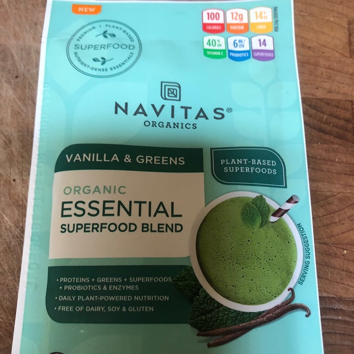 Navitas Organics Essential Superfood Blends Vanilla And greens Review ...