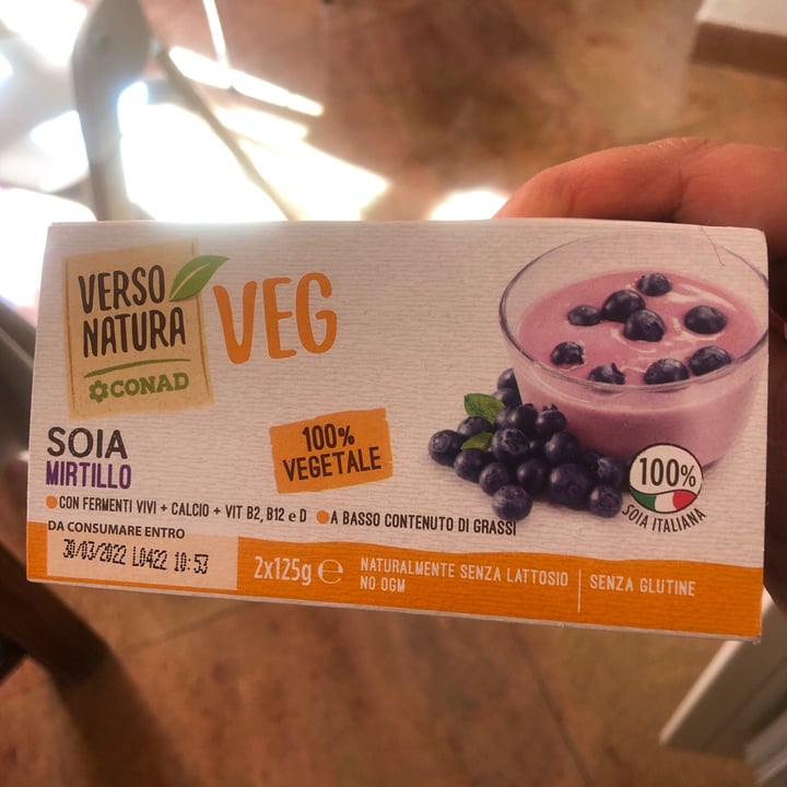 Conad Bio Yogurt soia mirtilli Review | abillion