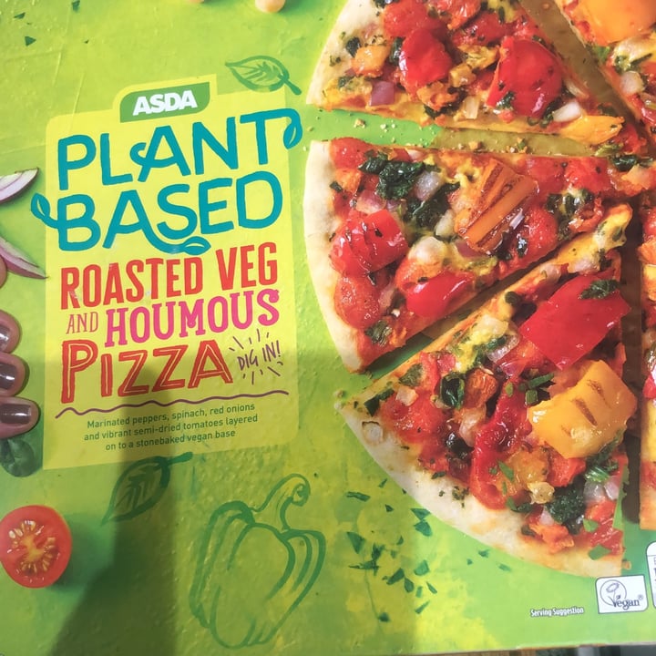 ASDA Roasted Veg And Houmous Pizza Review | abillion