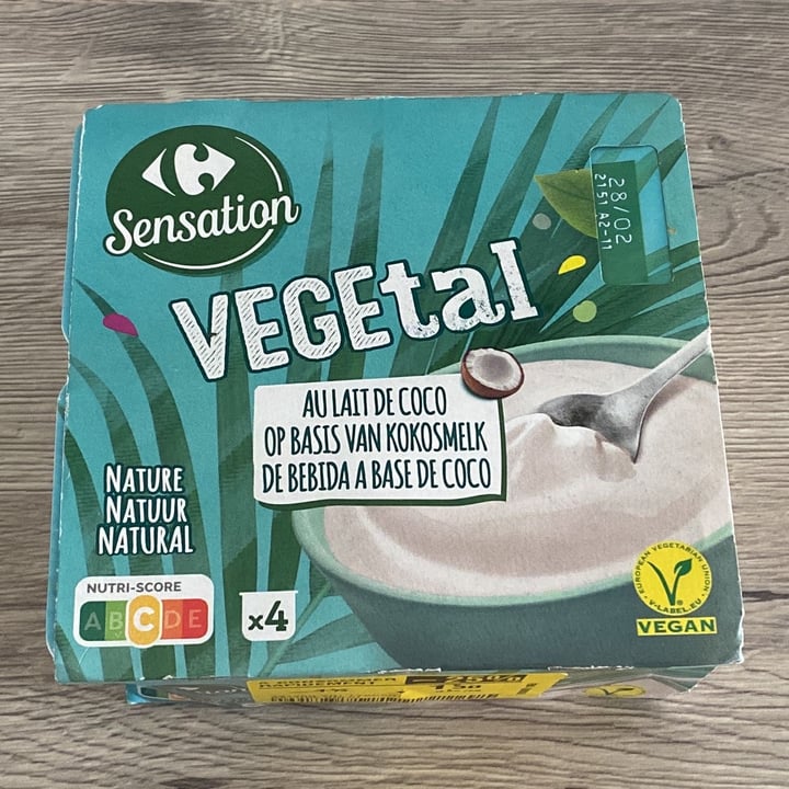 Carrefour Sensation Yogurt vegetal coco Review | abillion