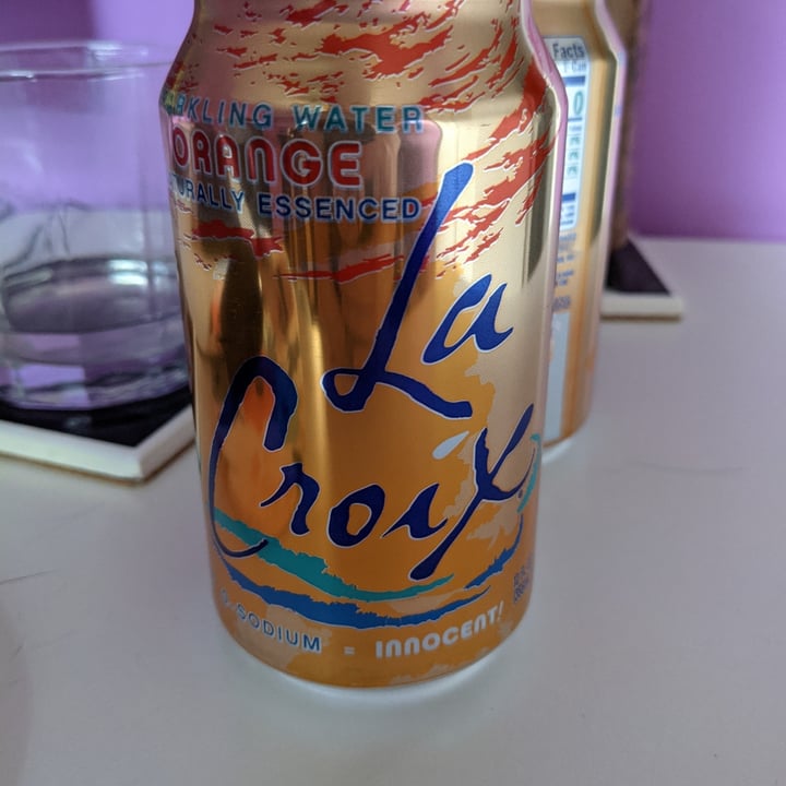 La Croix La Croix Orange Sparkling Water Review | abillion