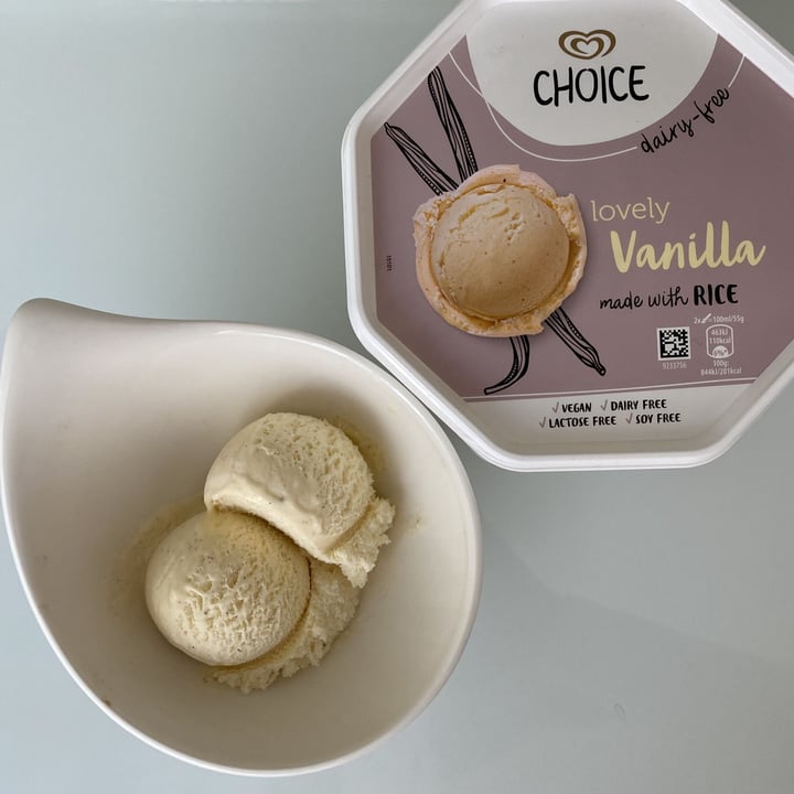 Choice Vanilla rice ice cream Review | abillion