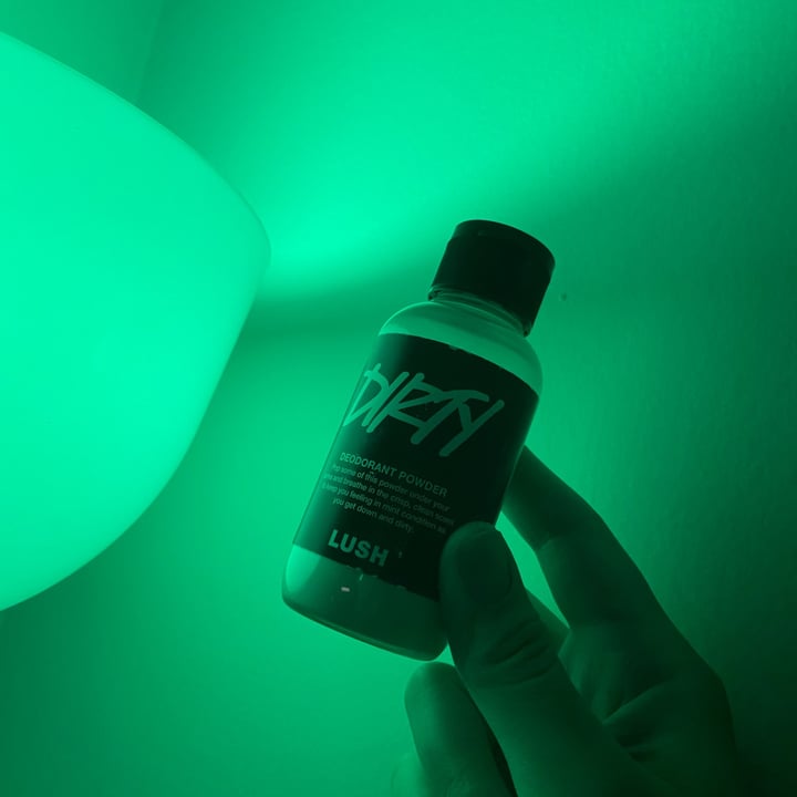 LUSH Fresh Handmade Cosmetics Dirty Deodorant Powder Review | abillion